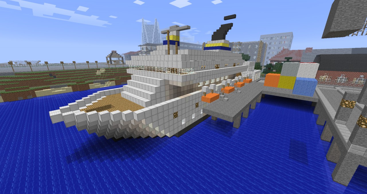 Cruise ship Minecraft Map