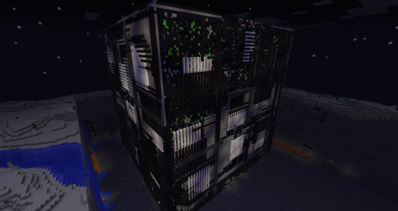 Borg Cube 120 x 120 x 120 Minecraft Map