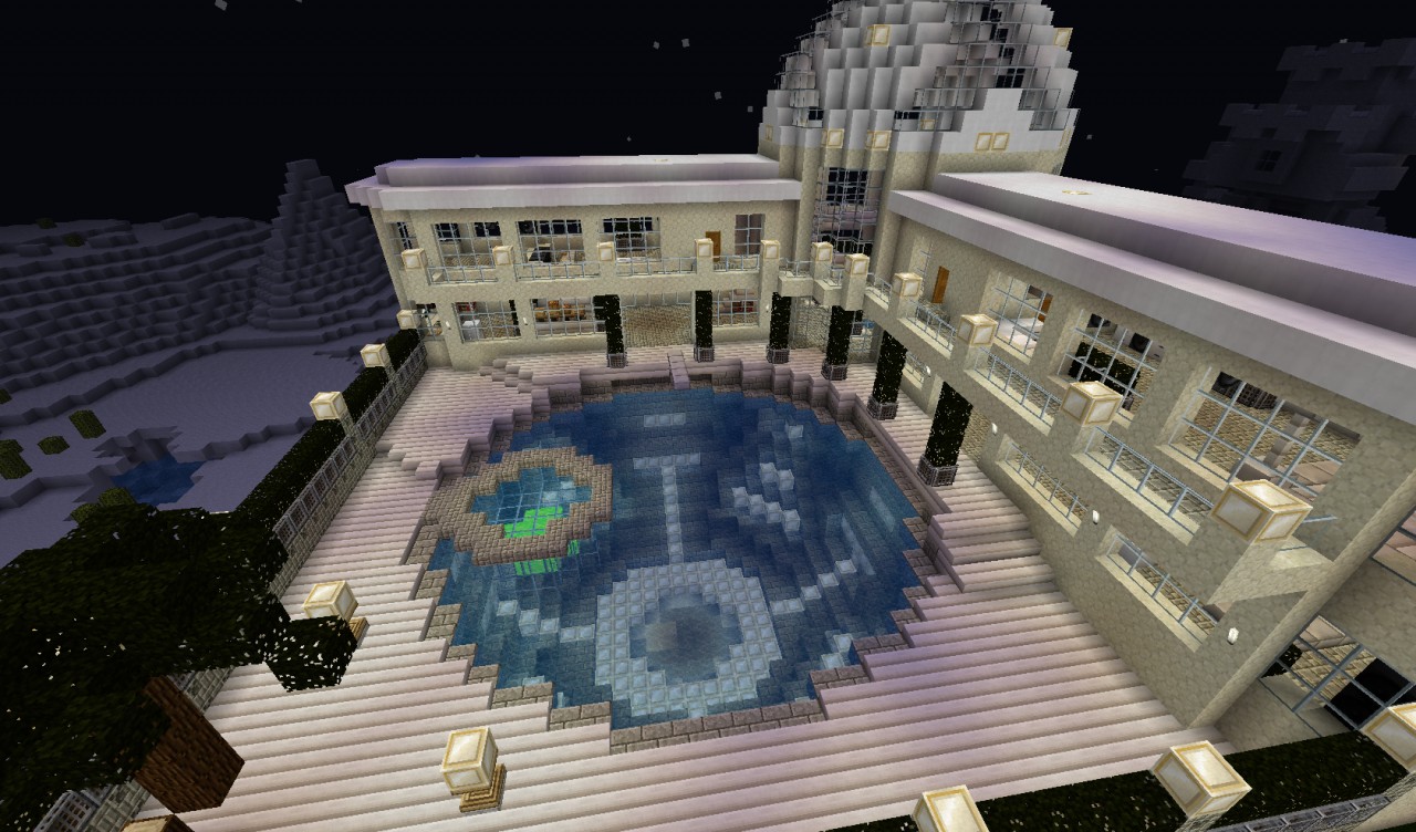 Mansion and Record studio Minecraft Map