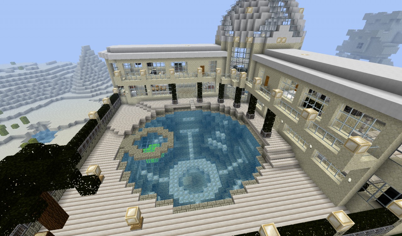 Mansion and Record studio Minecraft Map