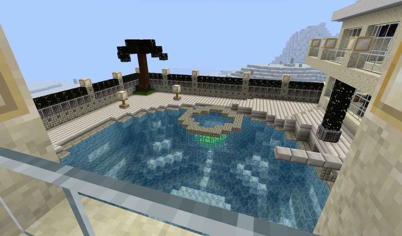 Mansion and Record studio Minecraft Map