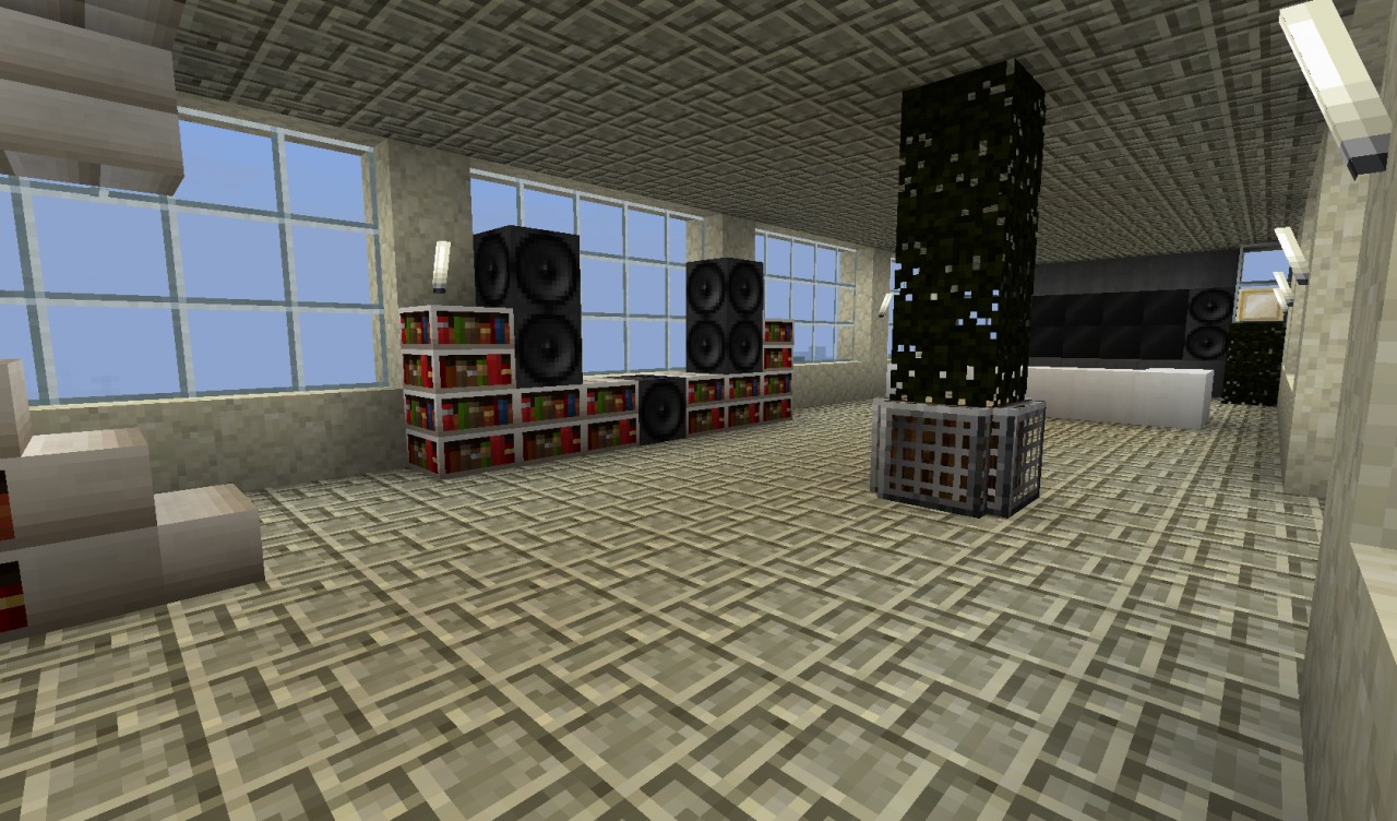 Mansion and Record studio Minecraft Map