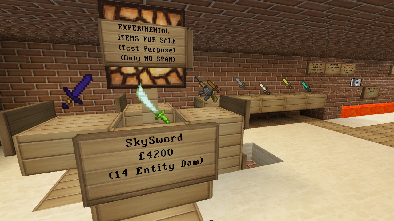 The SPOUTSHOP - Join and UNLOCK GUNS / ITEMS! Minecraft Map