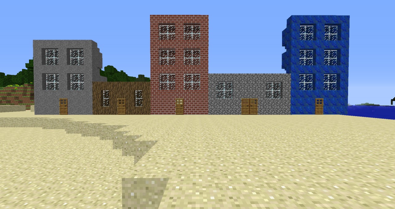 Fake Houses Minecraft Map