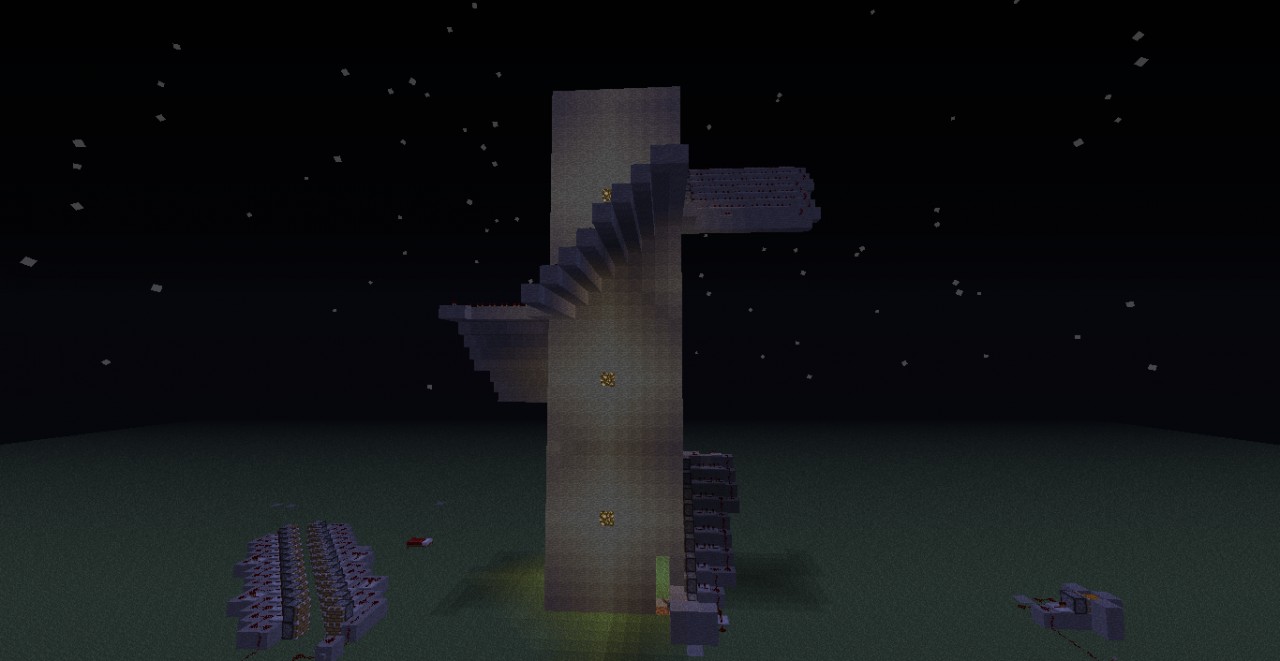 Hidden Piston Staircase complete 360 Minecraft Map