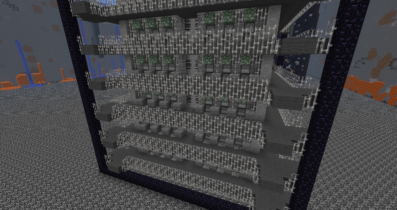 Borg Cube 120 x 120 x 120 Minecraft Map