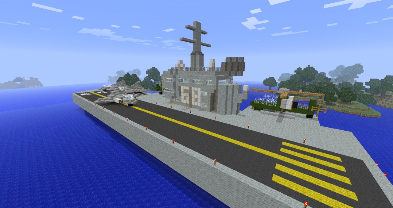 aircraft carrier Minecraft Map