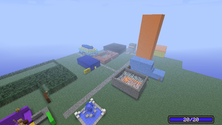 Minigame madness server map Minecraft Map