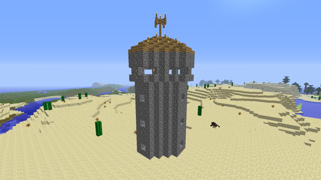 tower with multiple floors Minecraft Map