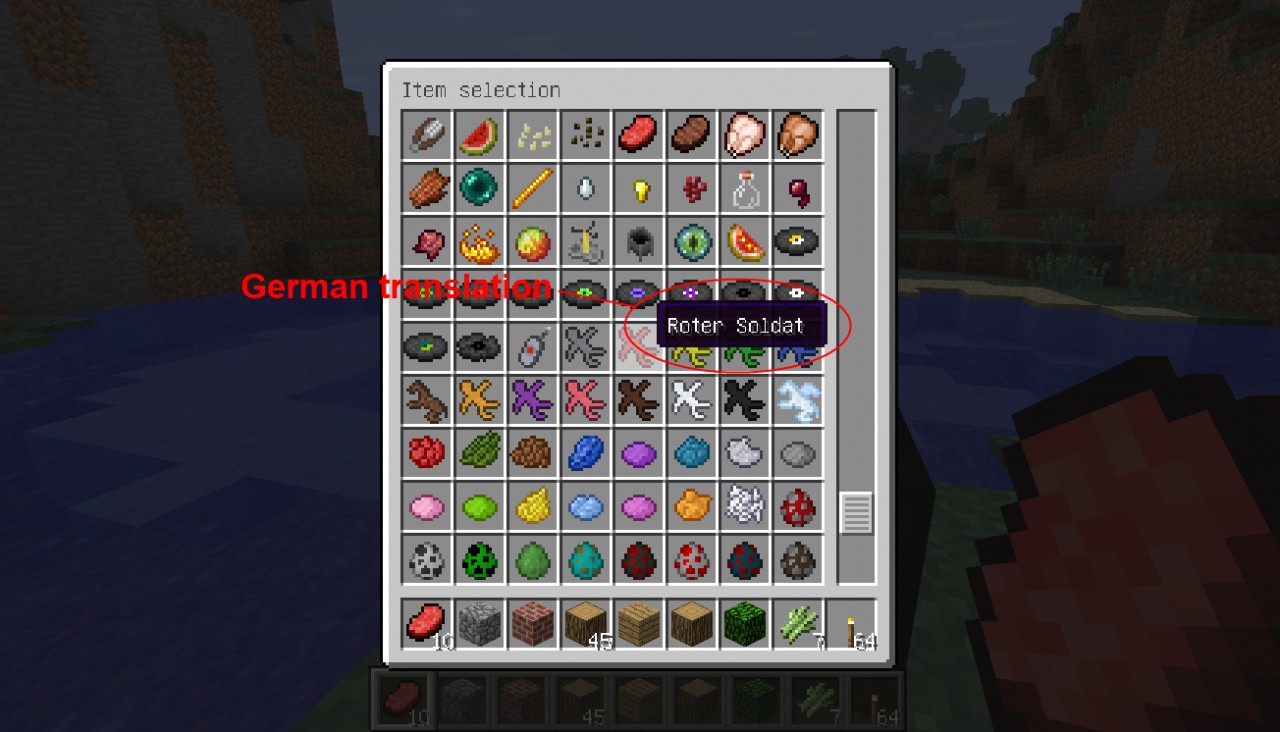 LanguageMod Minecraft Mod