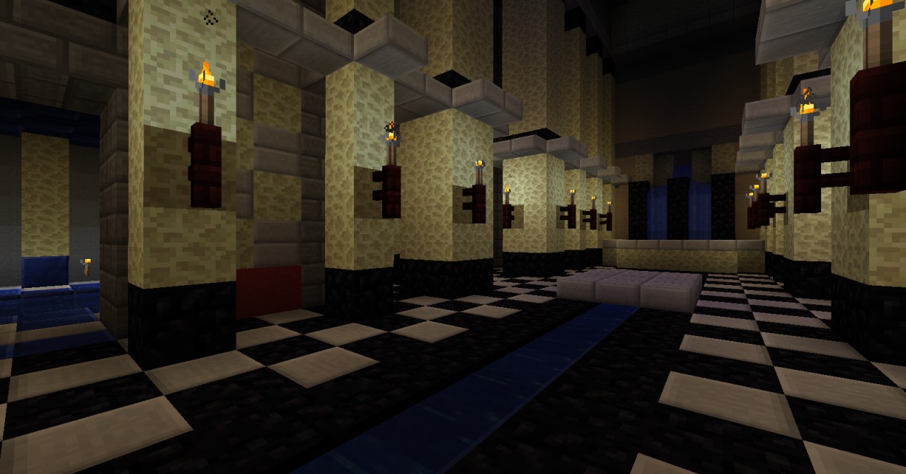 Nether Style PoolHouse |Schematic Download| Minecraft Map