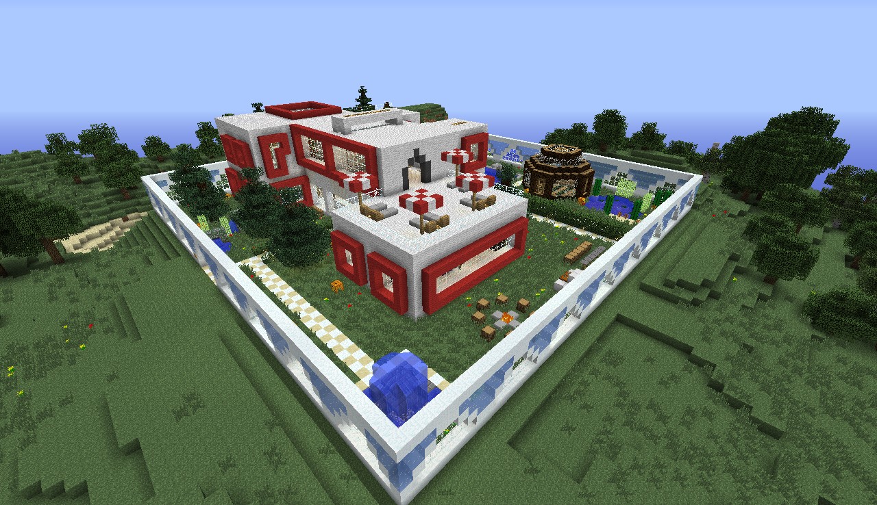Modern Luxury Villa Minecraft Map