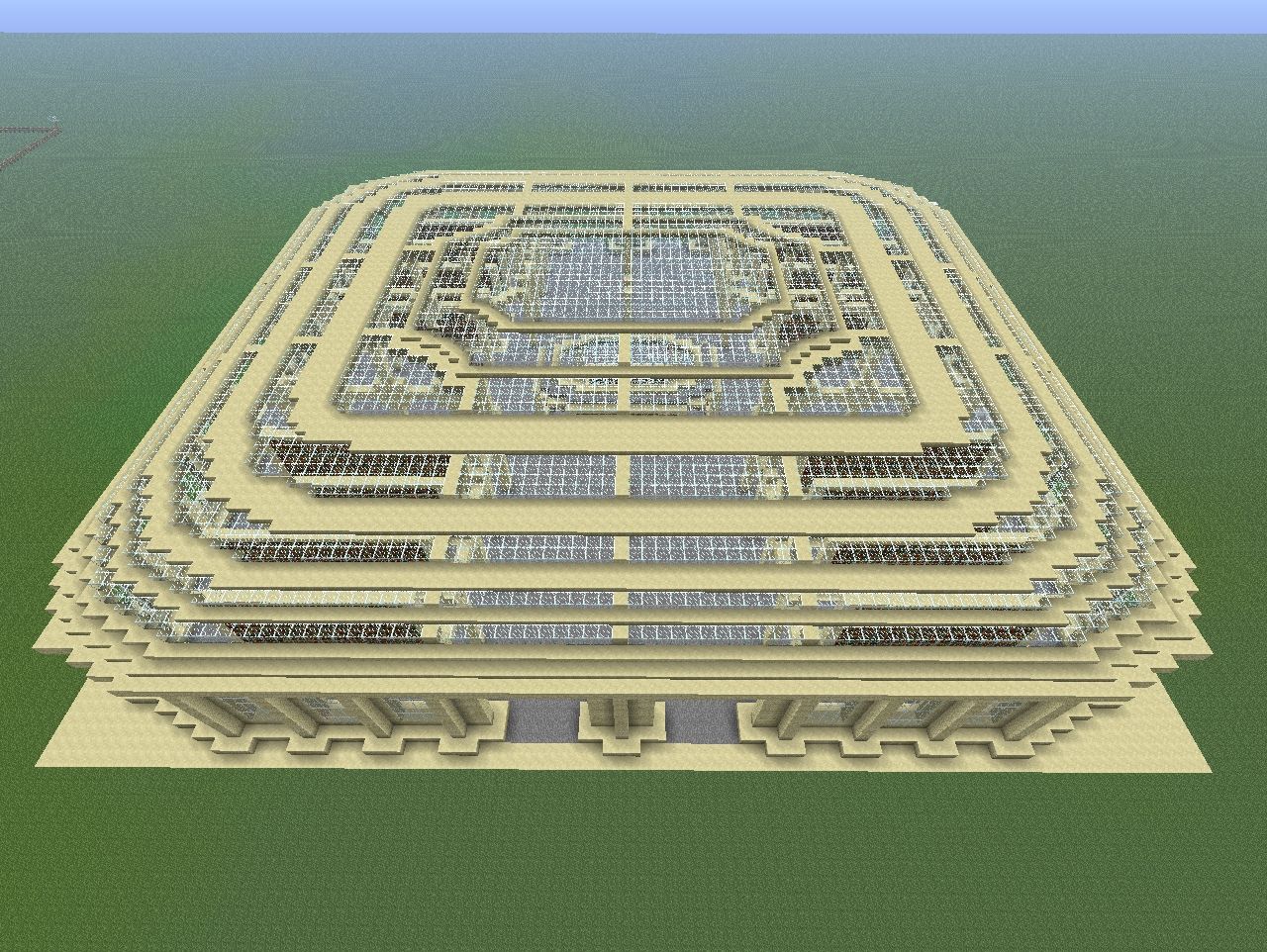Sandstone Library Minecraft Map
