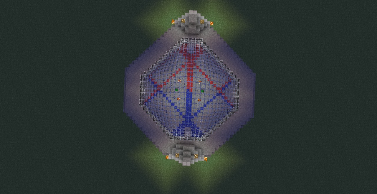 Red vs blue Arena Minecraft Map