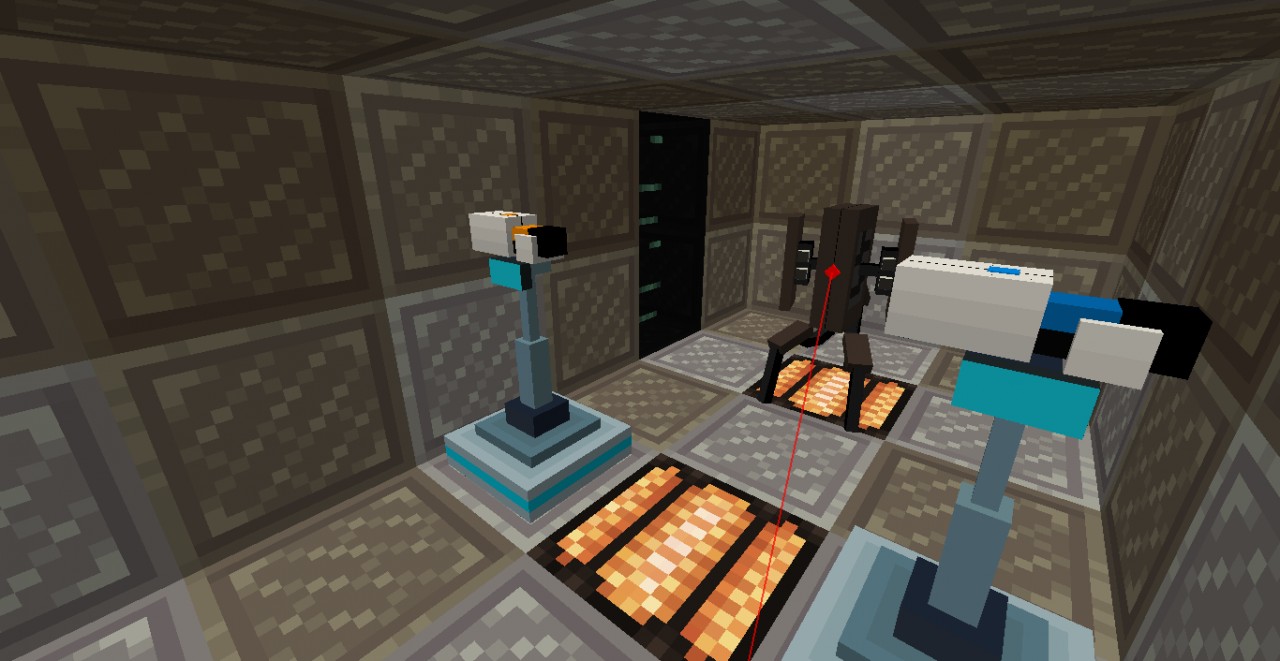 Simple Portal Test Chamber Minecraft Map