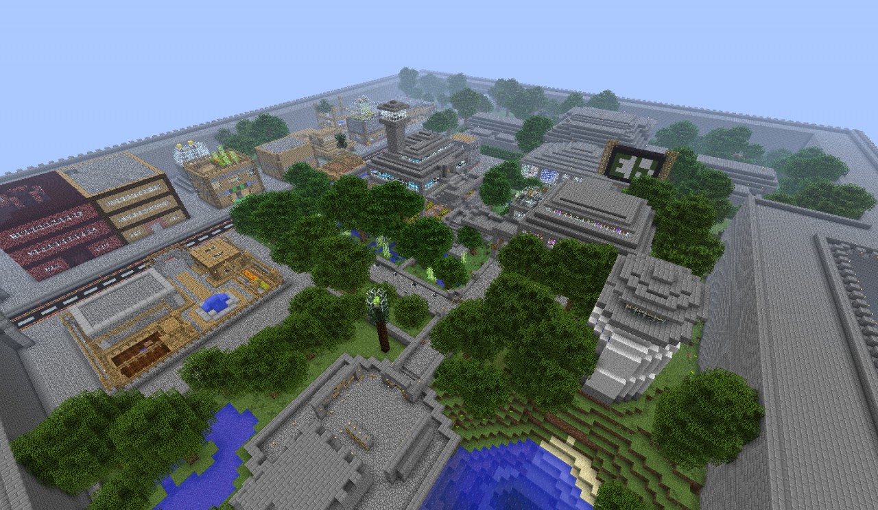 Everknight's Spawn Town Minecraft Map