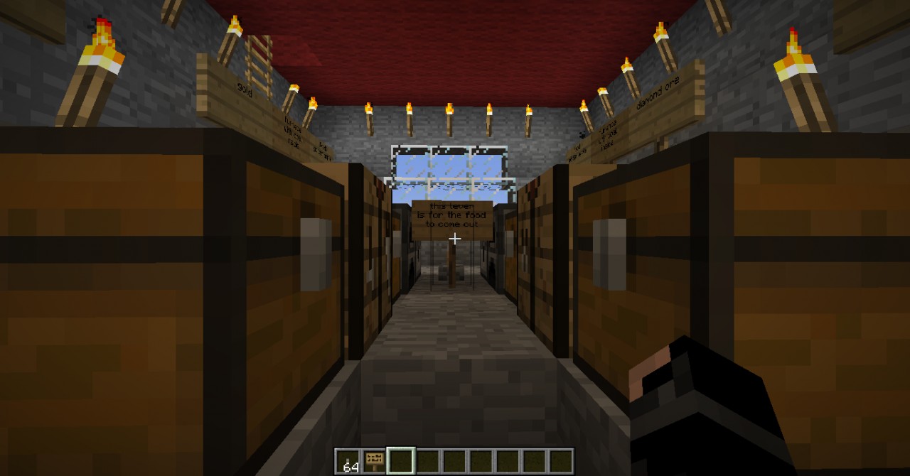 blimp with free items Minecraft Map