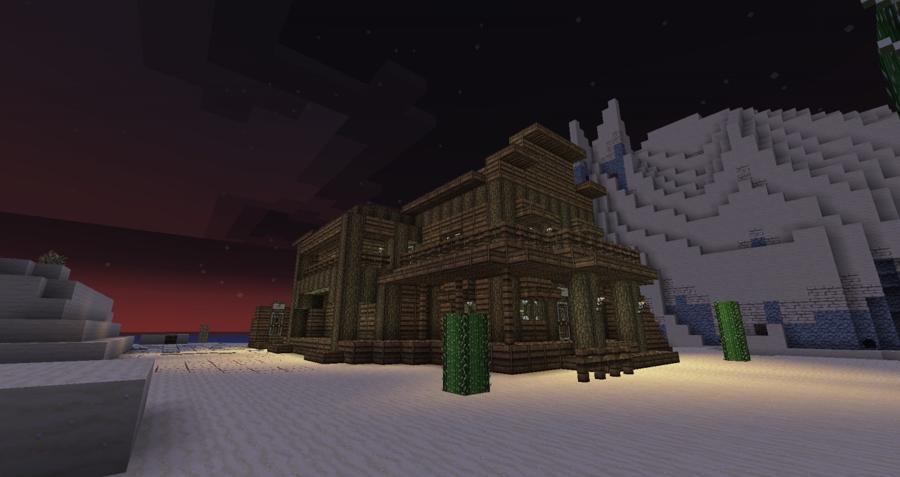 Western Inspired Saloon Minecraft Map