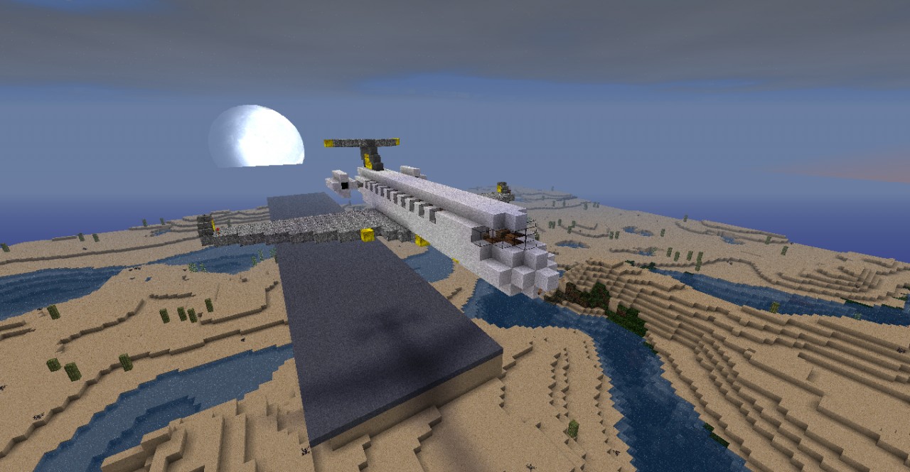 Jet Plane - Learjet Minecraft Map