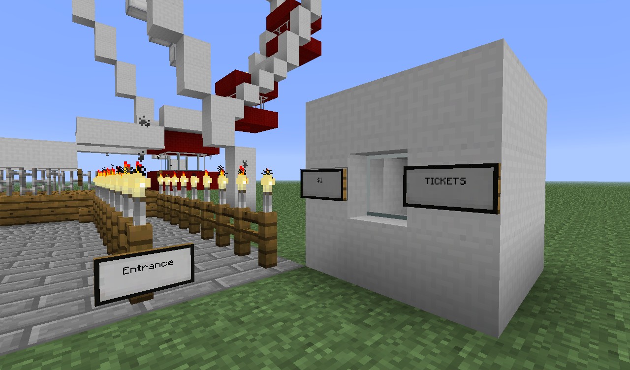 Ferris Wheel w/ schematic Minecraft Map