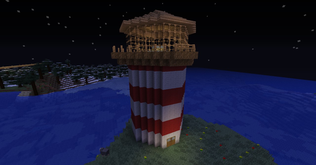 Working Flashing Lighthouse! Minecraft Map