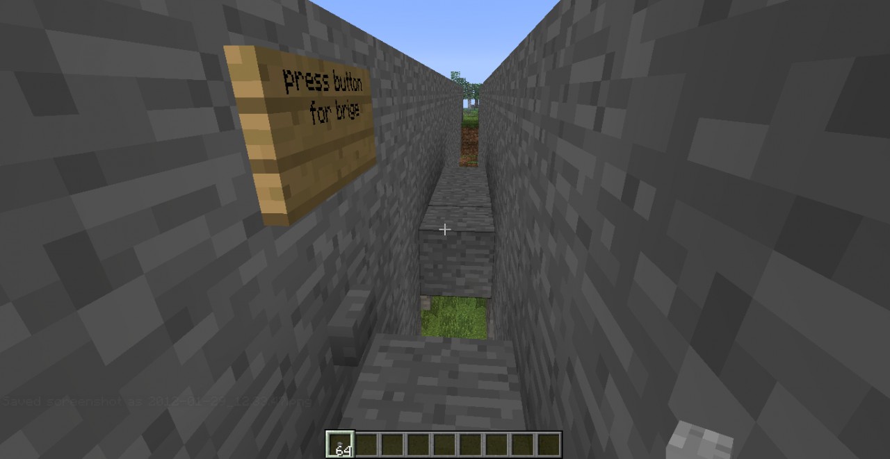 draw bridge Minecraft Map