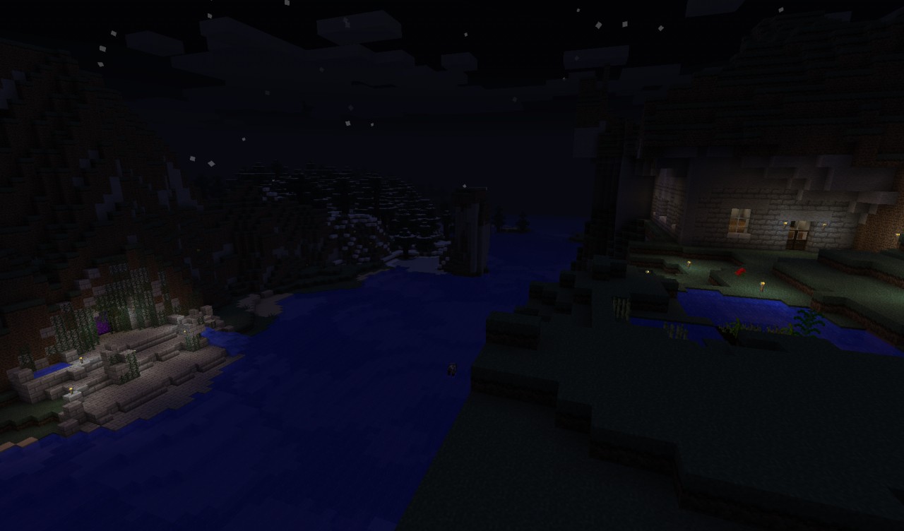 My current 1.1 world. Minecraft Map