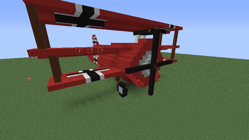 "Red Baron" Fokker Dr.I Minecraft Map