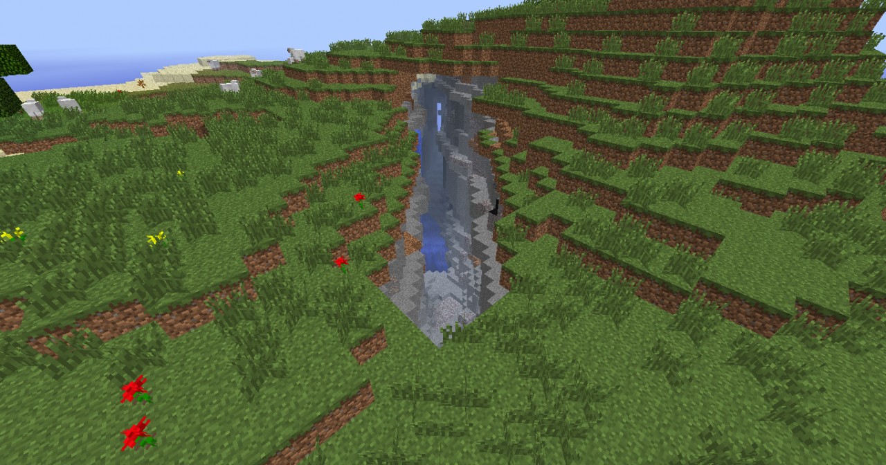 Triple Ravine Minecraft Map