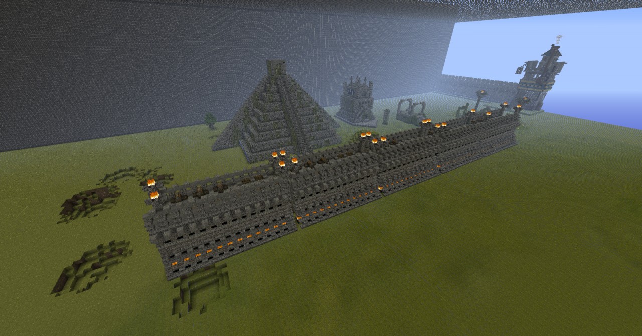 Lizardmen Modulair Wall Minecraft Map