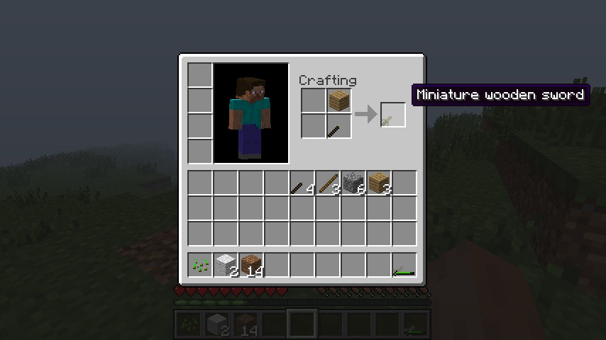 INTRODUCING THE MINI TOOLS MOD!!!! Minecraft Mod