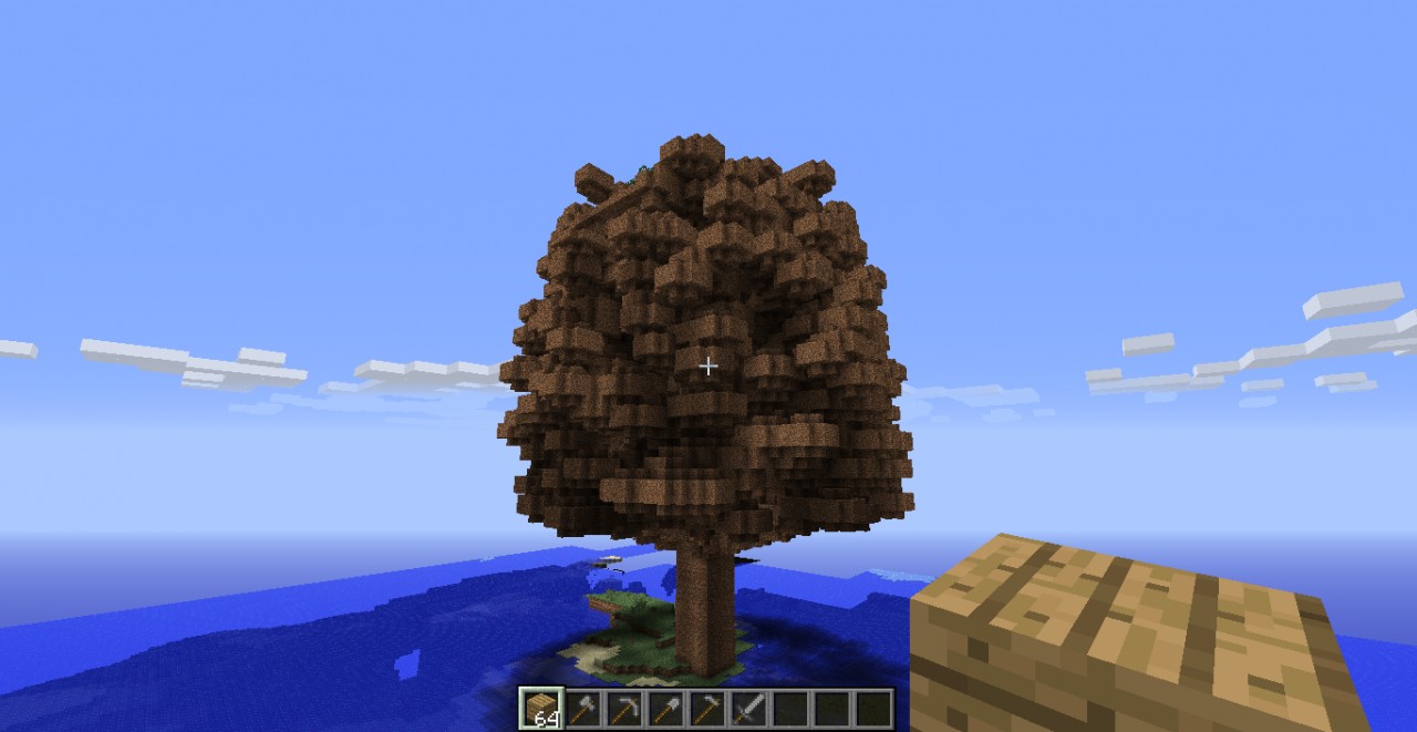 dirt tree survival Minecraft Map