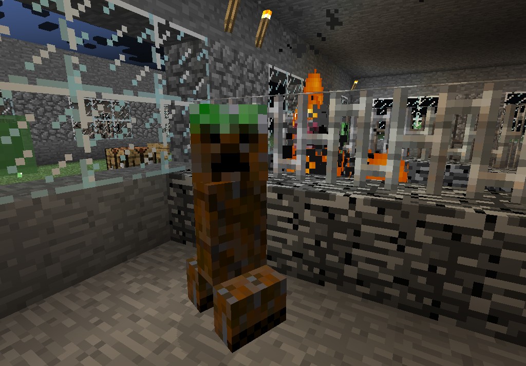 Elemental creepers Minecraft Map