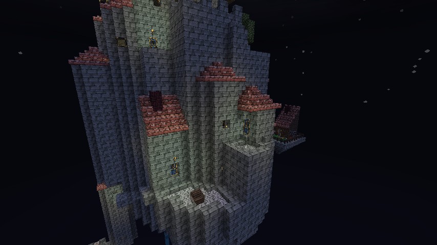 Sky mansion Minecraft Map
