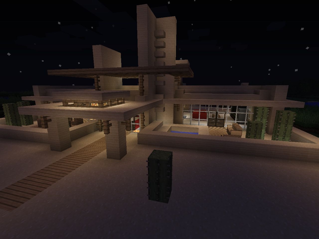 Modern Desert Home Minecraft Map