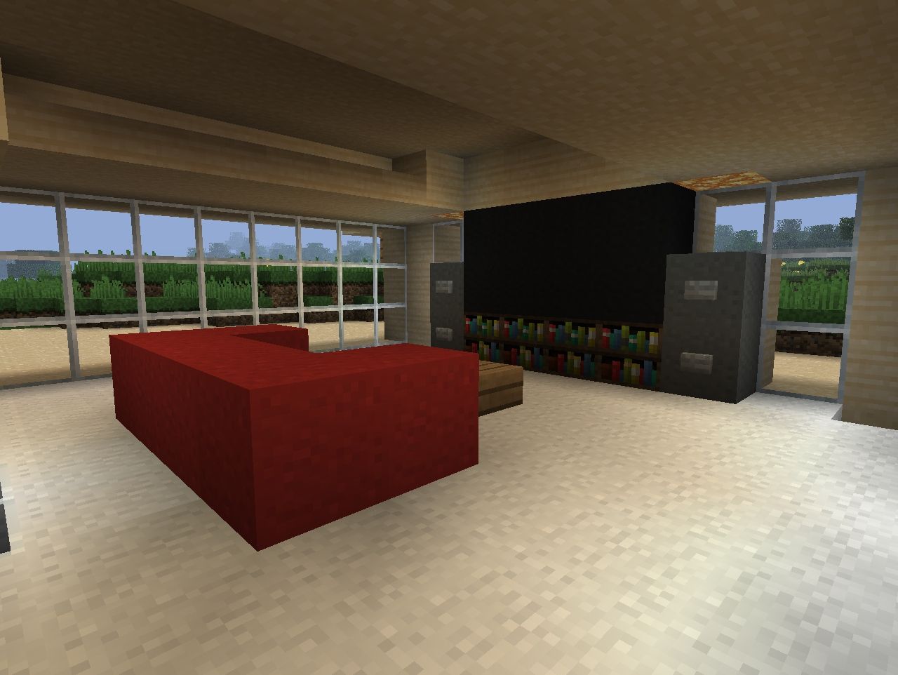 Modern Desert Home Minecraft Map