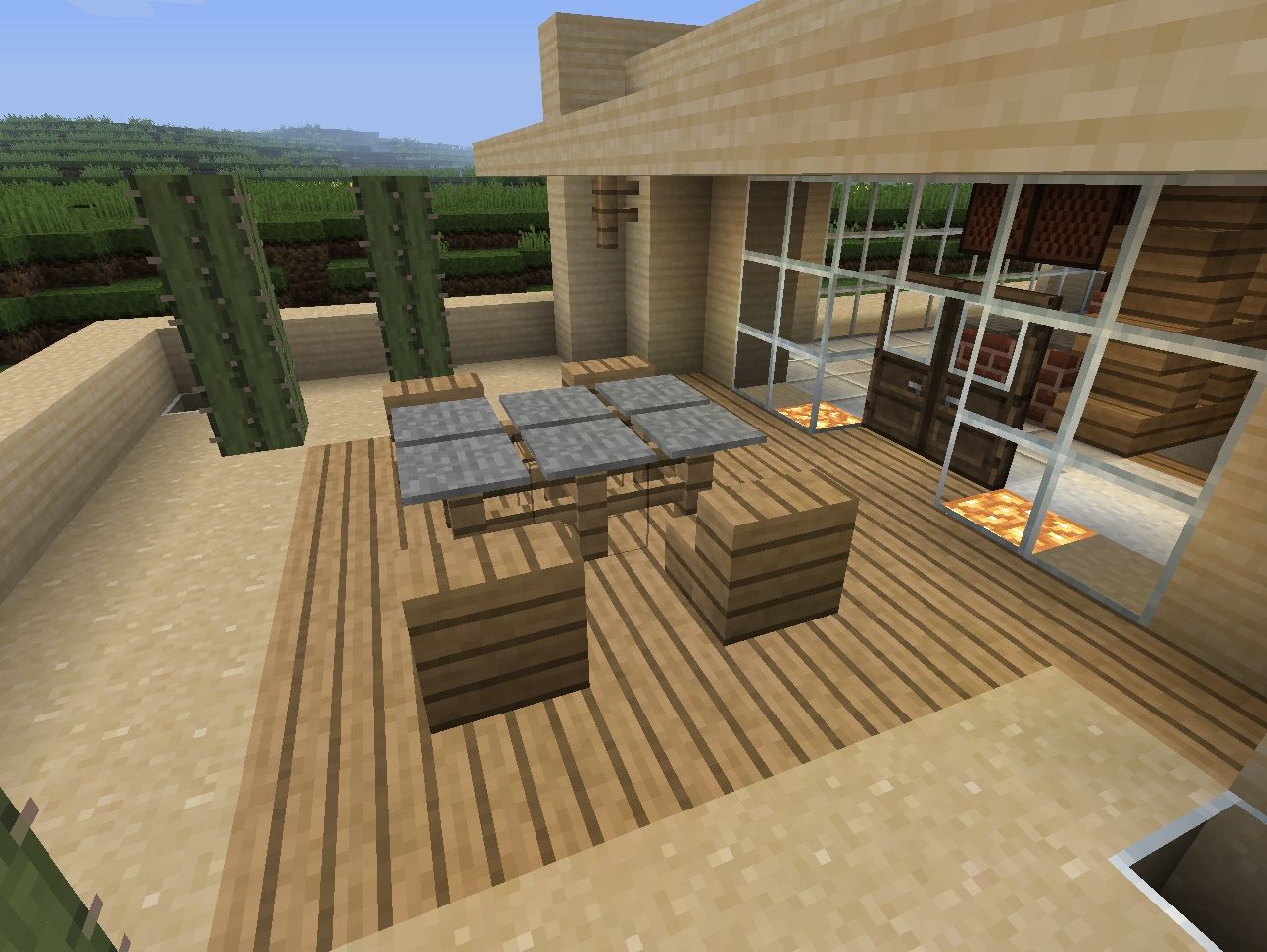 Modern Desert Home Minecraft Map
