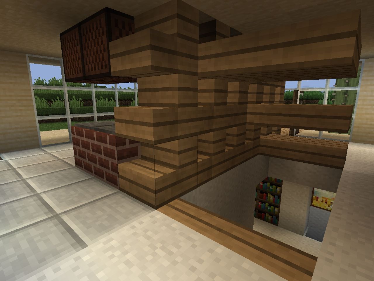 Modern Desert Home Minecraft Map