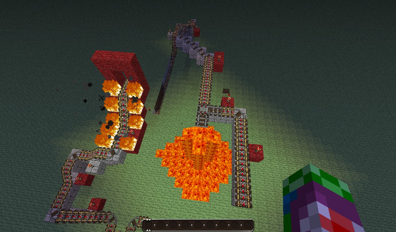 Fun Minecart ride (small one) but fun Minecraft Map