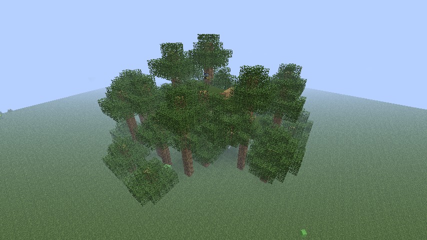 House between trees Minecraft Map