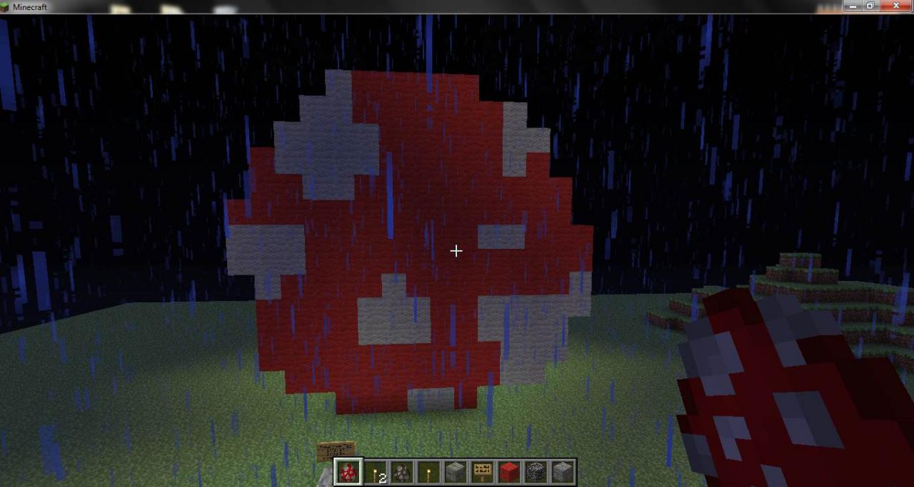 Giant Mooshroom Egg Pixel Art Minecraft Map