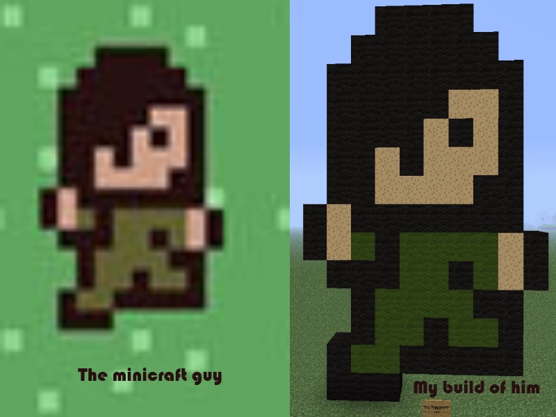 Minicraft pixel art Minecraft Map