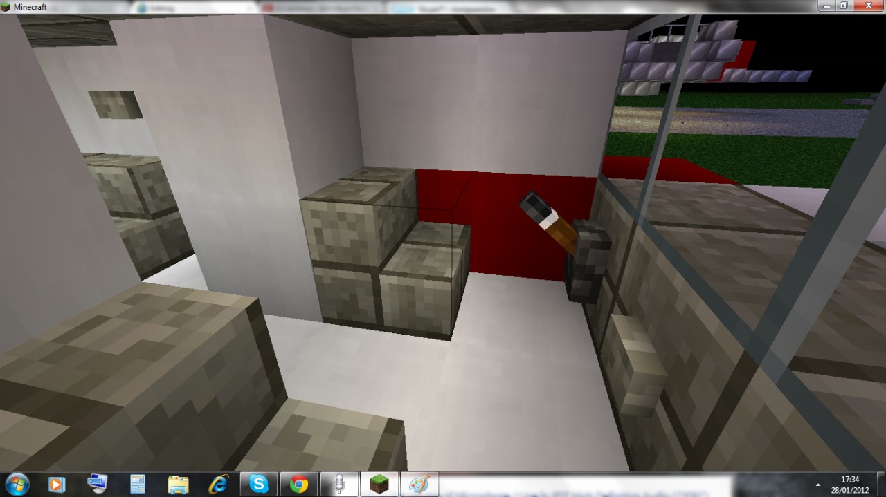 Star Trek Type 5 shuttle craft (zeppelin mod compatible Minecraft Map