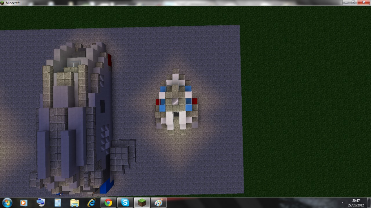 Star Trek Type 9 Shuttle craft (zeppelin mod compatible) Minecraft Map