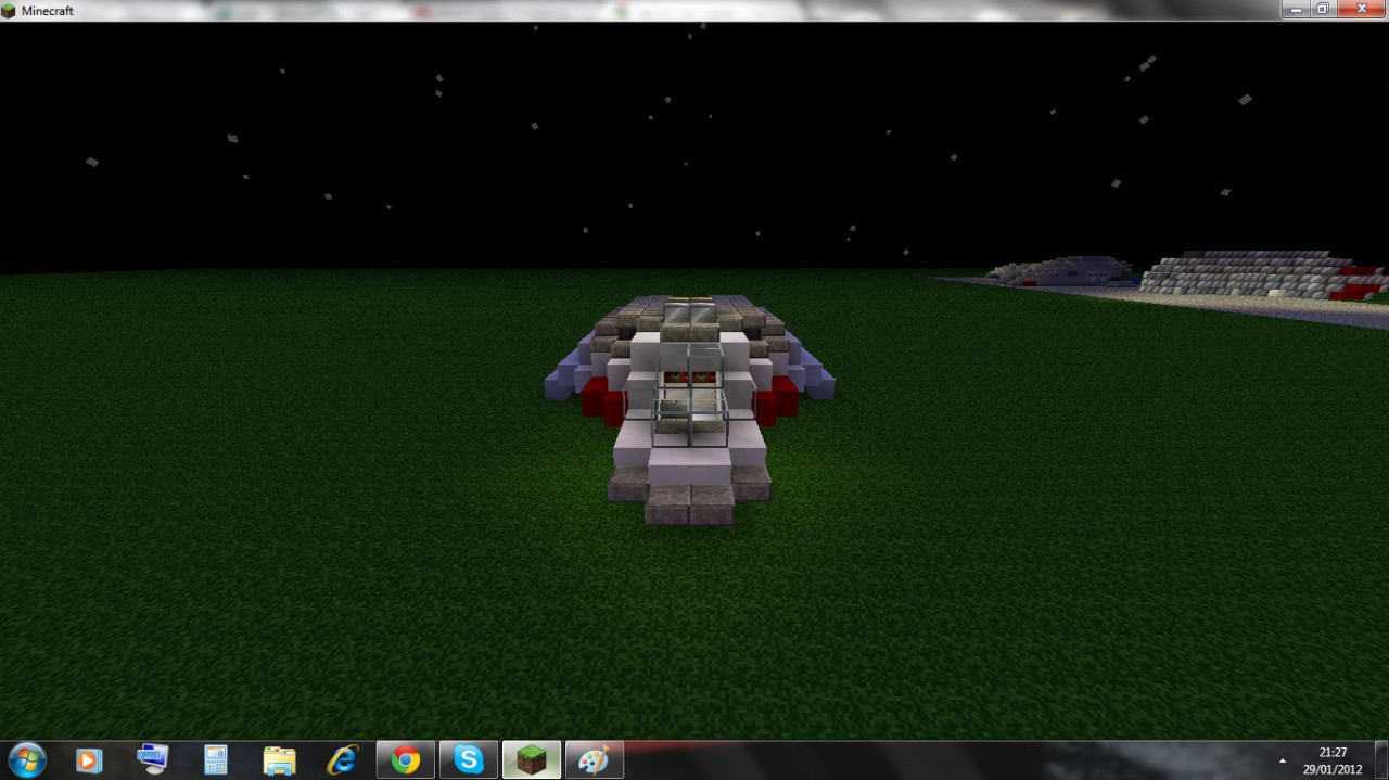 Star Trek Valkyrie Class Fighter (zeppelin mod compatable) Minecraft Map