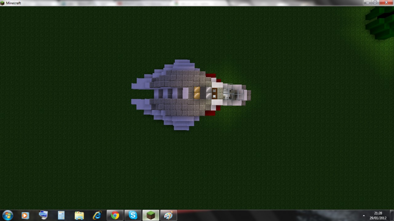 Star Trek Valkyrie Class Fighter (zeppelin mod compatable) Minecraft Map