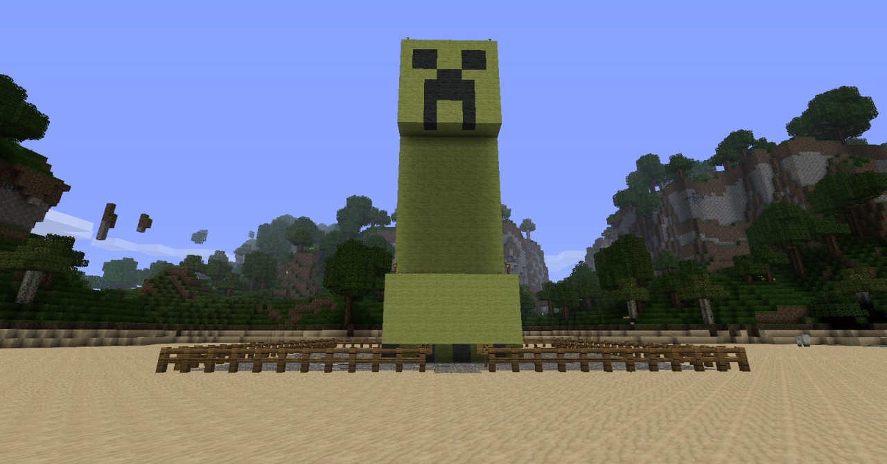 Giant Creeper Minecraft Map
