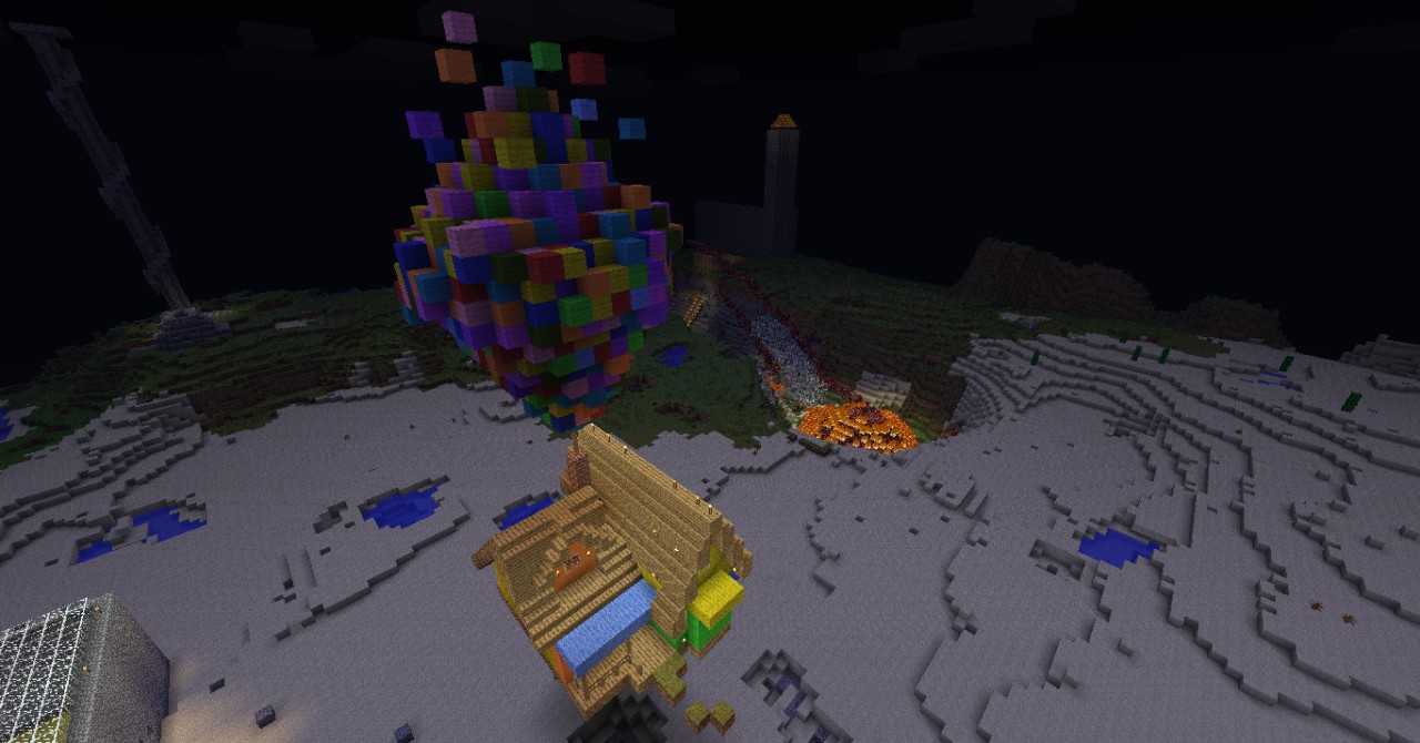 House from UP Minecraft Map