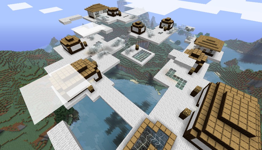 Clouds-land Minecraft Map