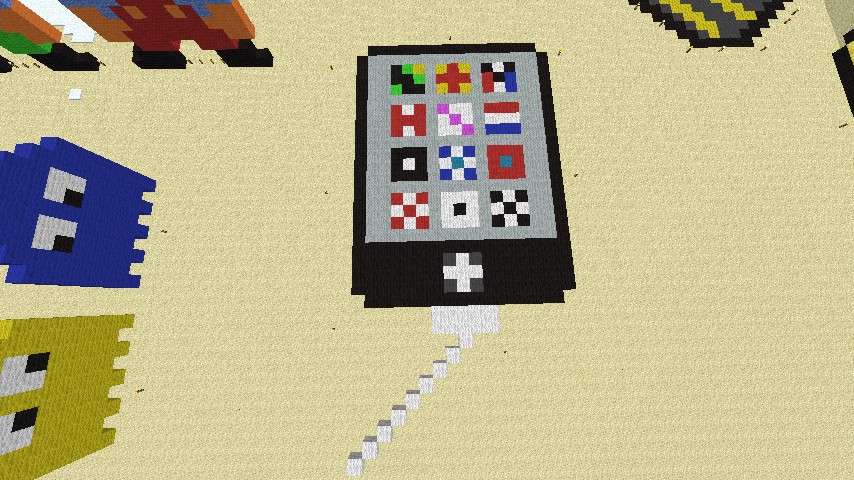 some of my pixel art Minecraft Map